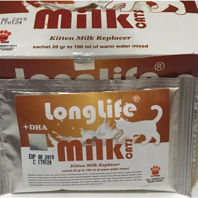 Jual Susu Kucing - Cat Milk - Long Life - Kitten Milk Replacer - Dus ...