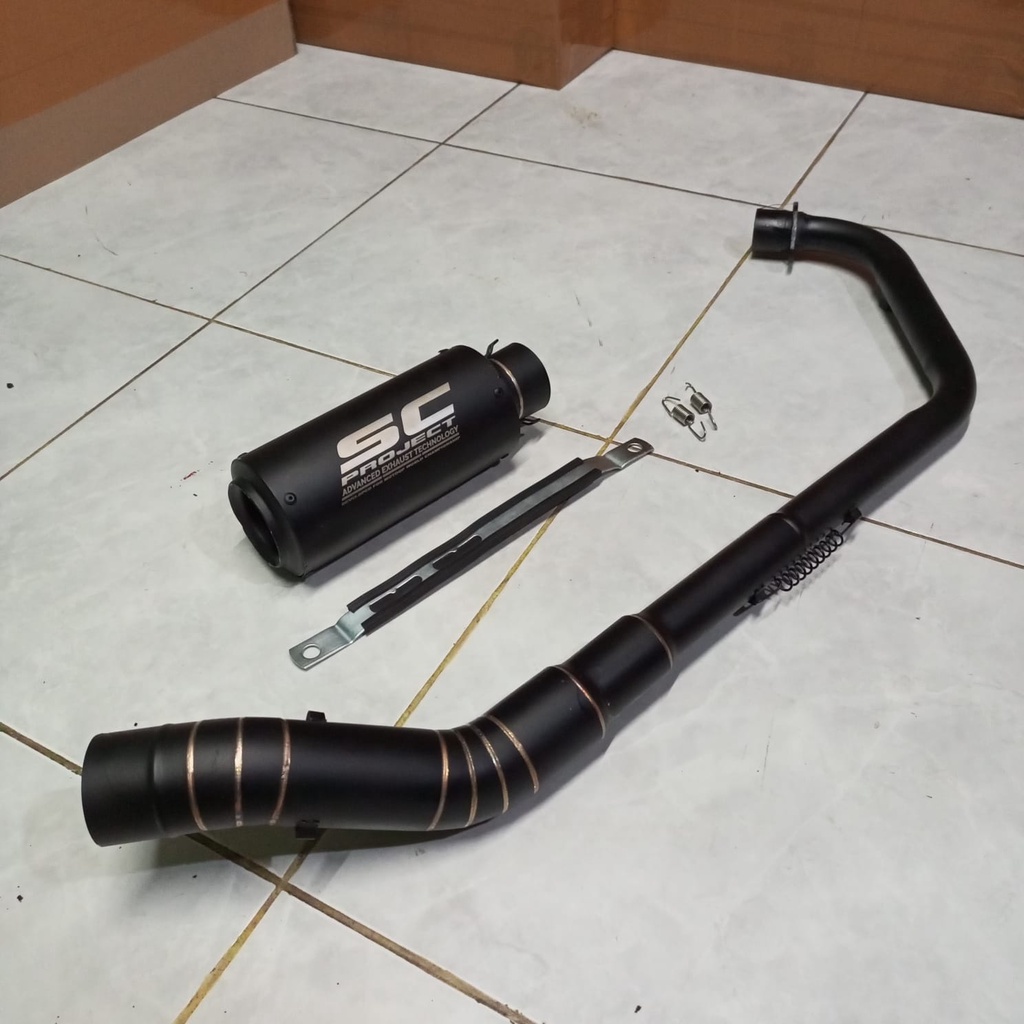 Jual KNALPOT RACING SC PROJECT UNTUK VIXION SATRIAFU SONIC GSX BYSON ...