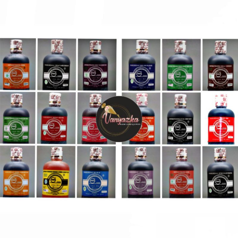 Jual Pewarna Cross/Food Coloring/Pewarna Makanan Cair Halal Cross 450ml ...