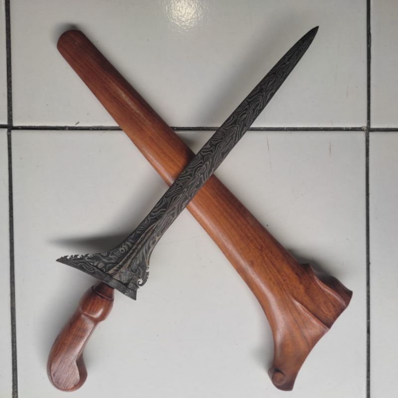 Jual Keris Patrem Sinom Robyong Pamor MiringTangguh Kamardikan Alusan ...