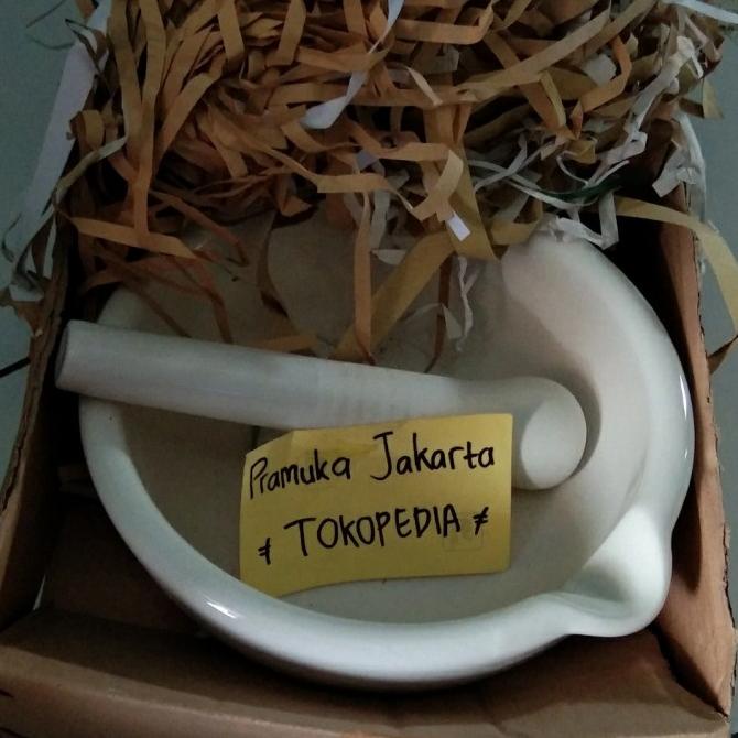 Jual Lumpang Alu / Mortar / Stamper Diameter 8 cm porselen | Shopee ...