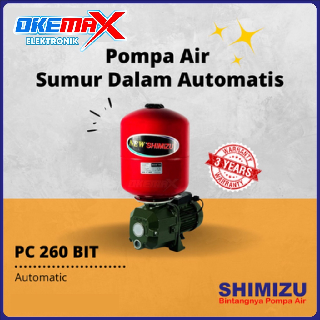 Jual Shimizu Pompa Air Jet Pump PC-260 BIT | Shopee Indonesia