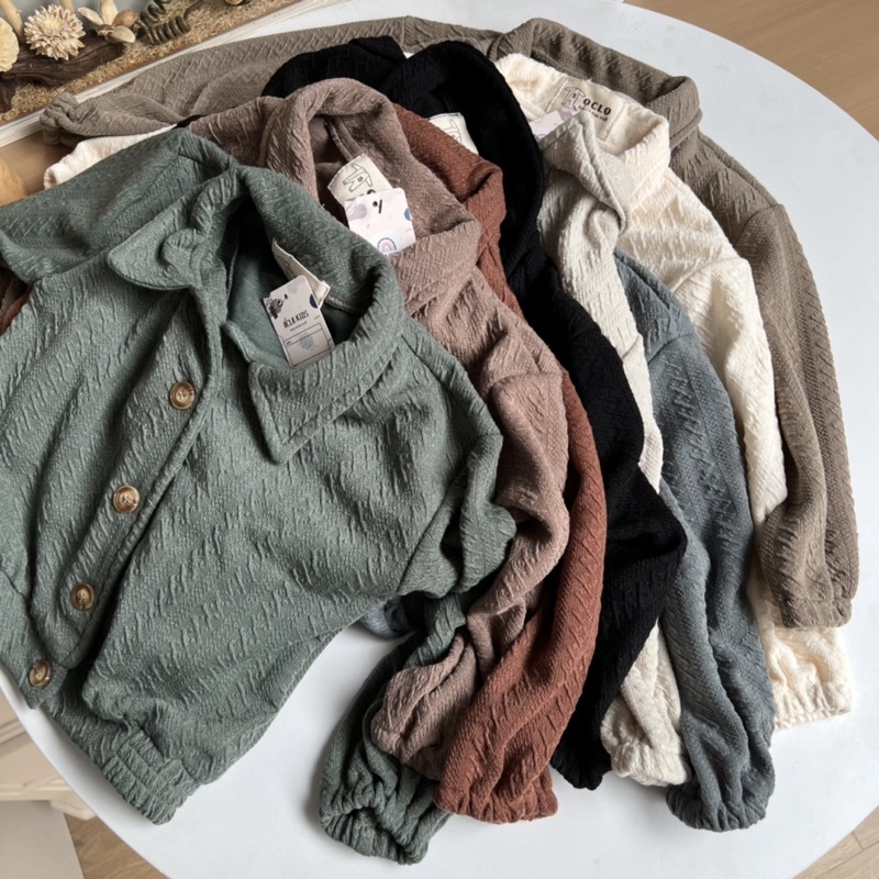 Jual Thyana Jacket Knit Couple Mom and kids | Shopee Indonesia
