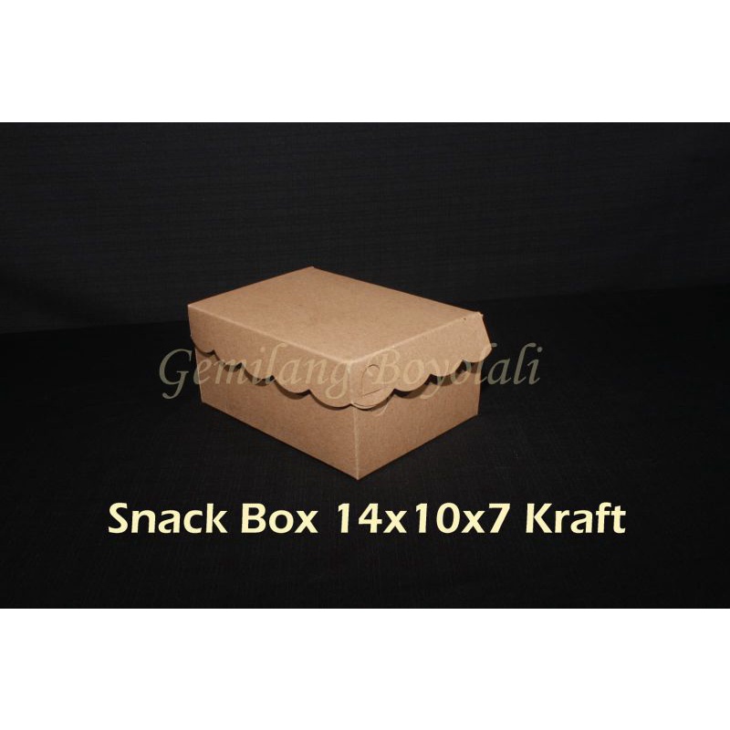 Jual R3 KRAFT COKLAT Kemasan Box / Kardus / Dus Kue Snack / Promo DUS ...