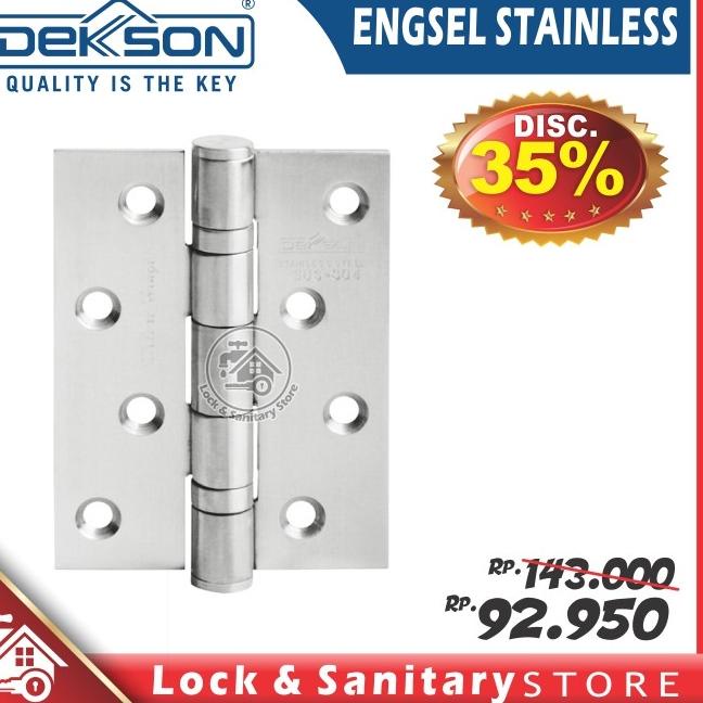 Jual Engsel Dekson / Dekkson DELUXE 4X3X2MM 2BB SSS Engsel Pintu ...
