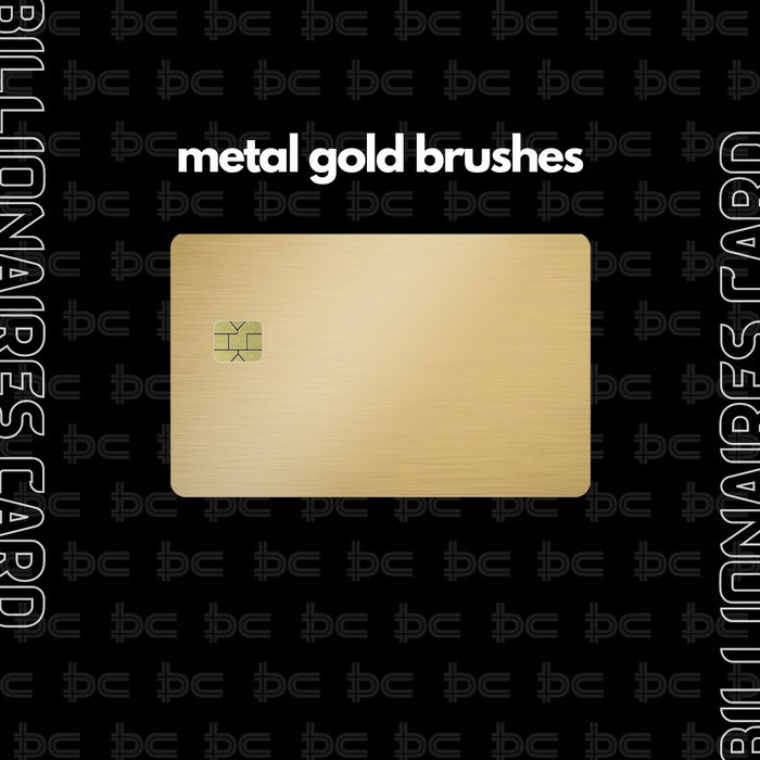 Jual Custom Metal ATM Debit Credit Card (Bukan Skin Card) - Gold ...