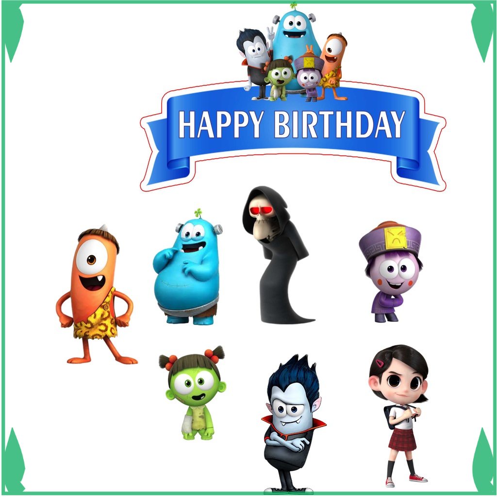 Jual TOPER KUE TOPPER CAKE ULANG TAHUN / HIASAN KUE SPOOKIZ ...