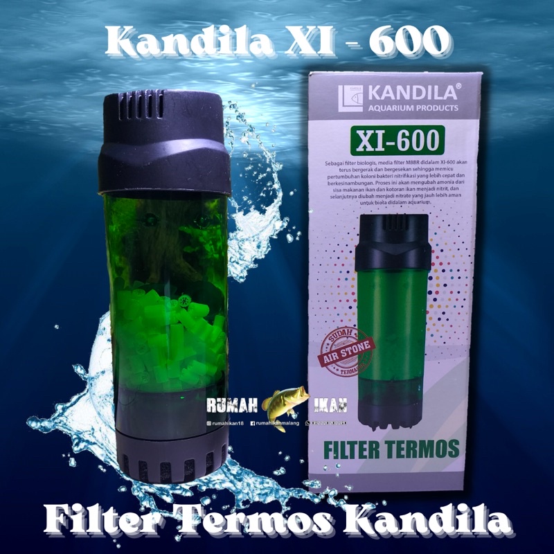 Jual KANDILA XI600 FILTER TERMOS MEDIA FILTER BIOLOGIS KALDNESS K1 ...