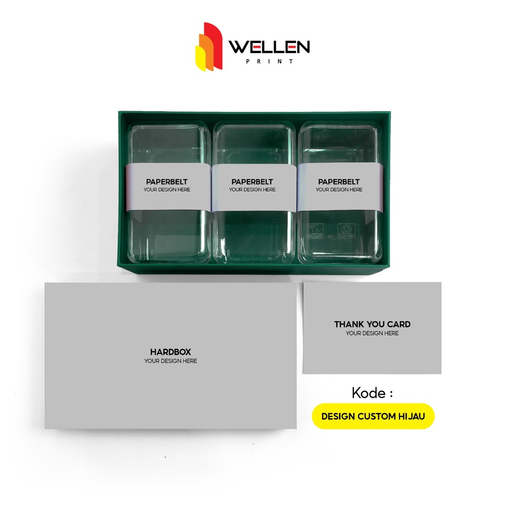 Jual WELLEN PRINT - Paket Hardbox Stoples Desain Natal / Print Box ...