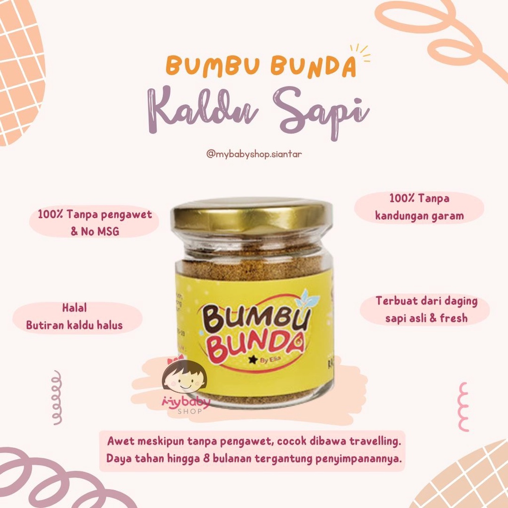 Jual Bumbu Bunda Elia BPOM Kaldu MPASI / Kaldu Bayi Non Gula Garam MSG ...