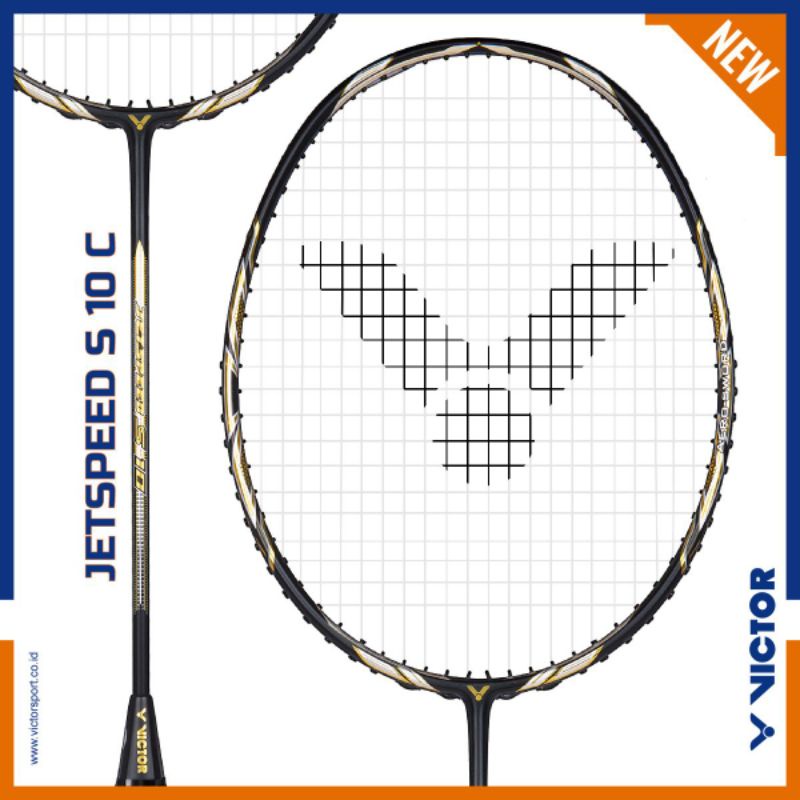 Jual RAKET BADMINTON VICTOR JETSPEED S 10 JS10 JS-10 ORIGINAL | Shopee ...