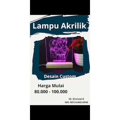 Jual lampu akrilik | Shopee Indonesia
