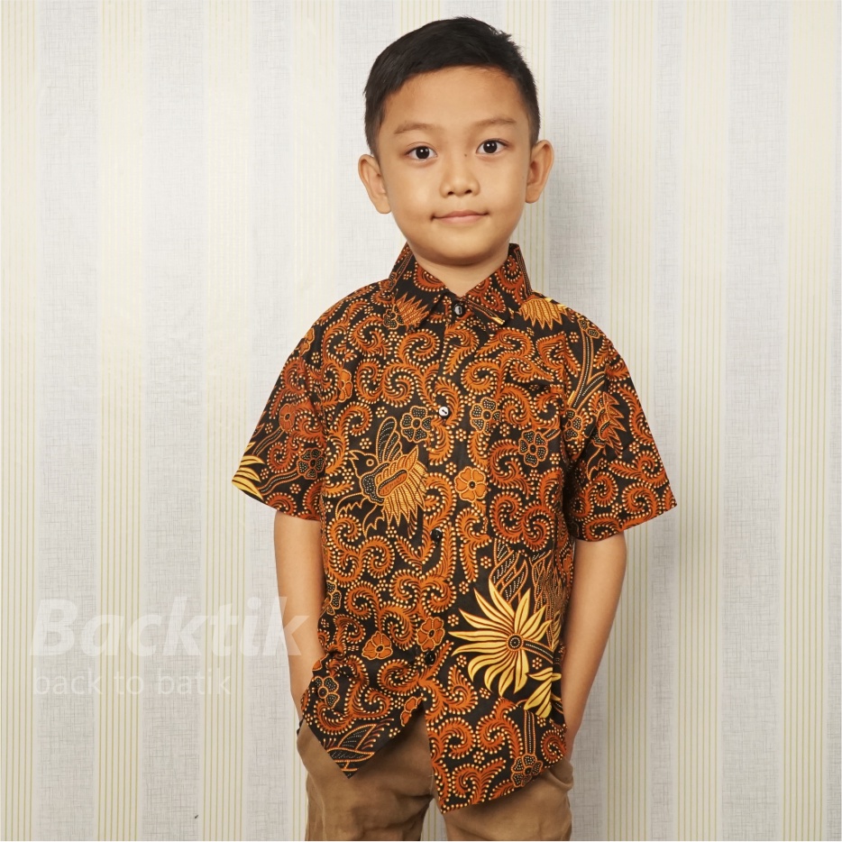 Jual Baju batik anak Hem batik anak kemaja batik anak anak laki ...