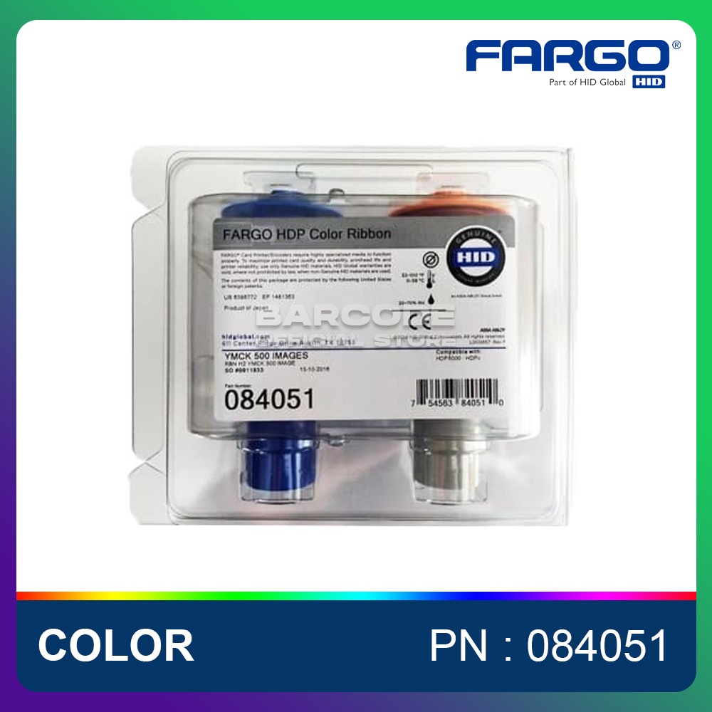 Jual FARGO HDP 5000 Color Ribbon YMCK 500 IMAGES - PN : 84051 ( 084051 ...