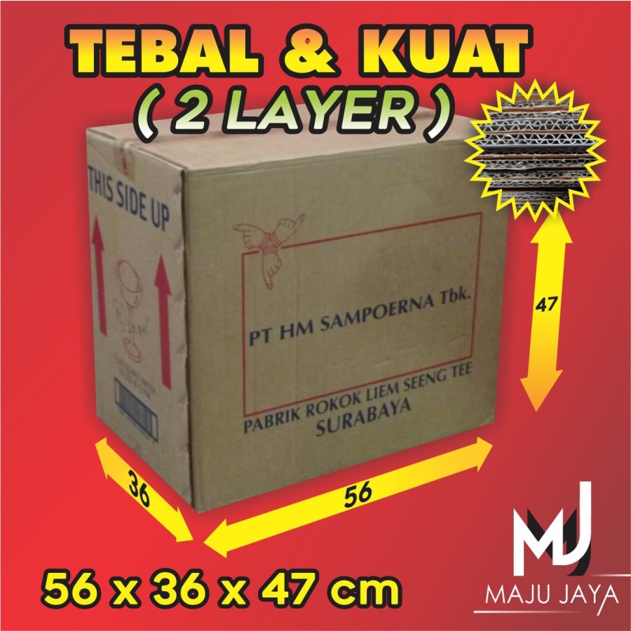 Jual Kardus Besar Pindahan Packing Jumbo Polos Baru Tebal Bekas Packaging 2 layer 1 layer Kuat ...