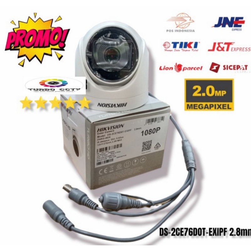 Jual Camera Cctv indoor Hikvision DS-2CE76DOT-EXIPF 2MP 1080p FULL HD ...
