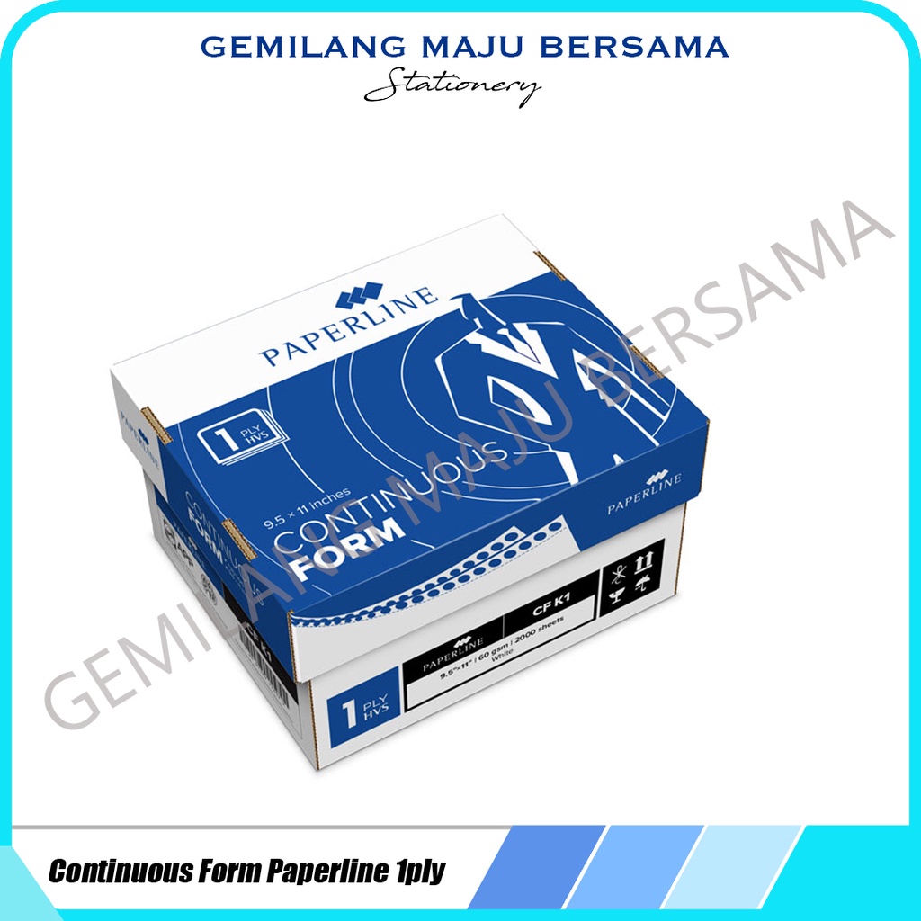 Jual Continuous Form / Kertas Komputer Paperline/PPL 14 7/8 " x 11" B ...