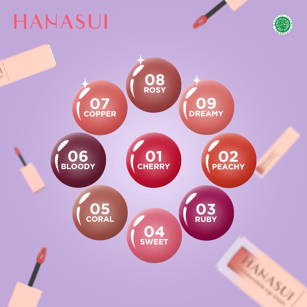 Jual HANASUI Tintdorable Lip Stain - Liptint Hanasui Halal | Shopee ... Jual HANASUI Tintdorable Lip Stain - Liptint Hanasui Halal | Shopee ...