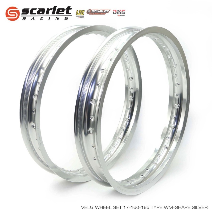 Jual LINGKAR VELG PELAK PELEK ALLOY KILAT GLOSSY 160 185 17 RING 17 WM ...