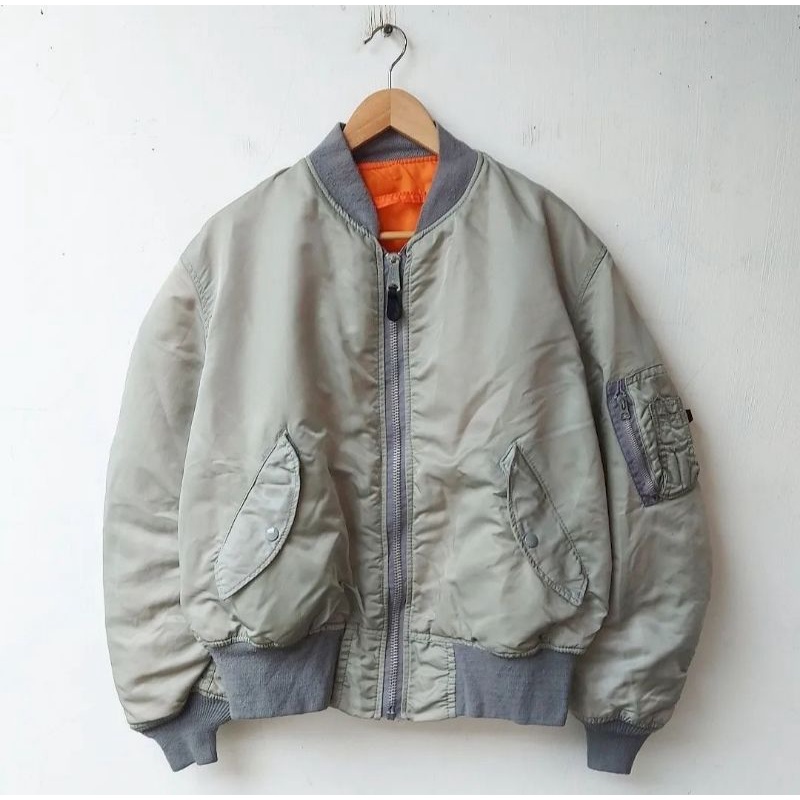 Jual Jaket Bomber MA1 Alpha Industries | Shopee Indonesia
