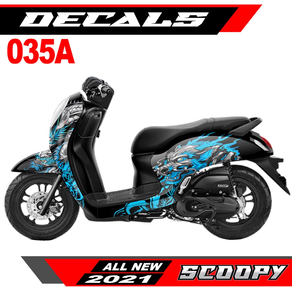 Jual Decal Sticker - Dekal Stiker Fullbody ALLNEW Scoopy Fi 2021 Desain ...