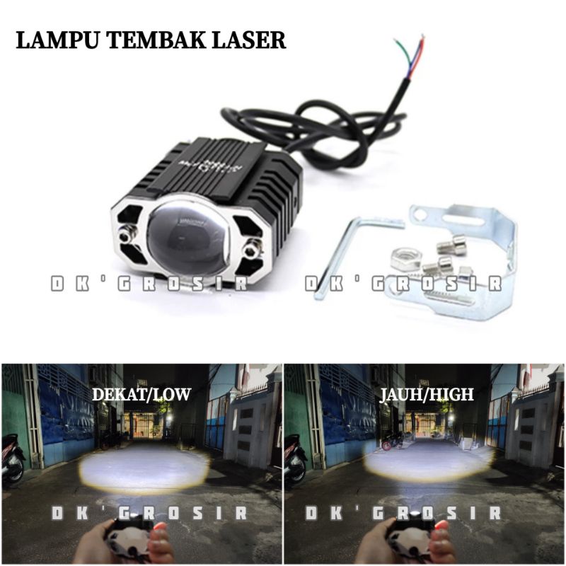 Jual IBRIGHT - Lampu LED Laser - Lampu Tembak sorot Laser LED Jauh ...