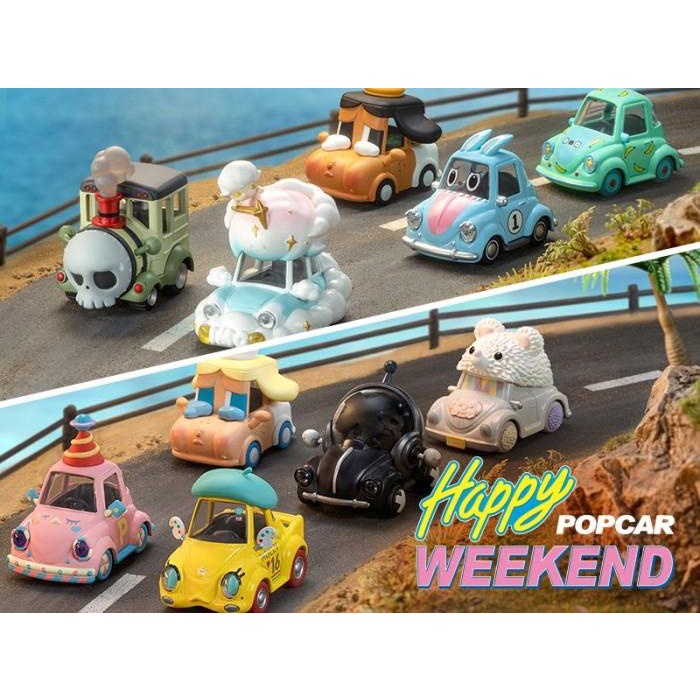 Jual Pop Mart Pop Car Happy Weekend 9 Model | Shopee Indonesia