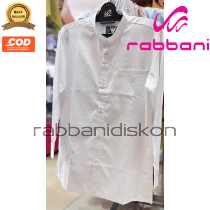 Jual BAJU KOKO PUTIH RABBANI KEMKO ALHANAN | Shopee Indonesia