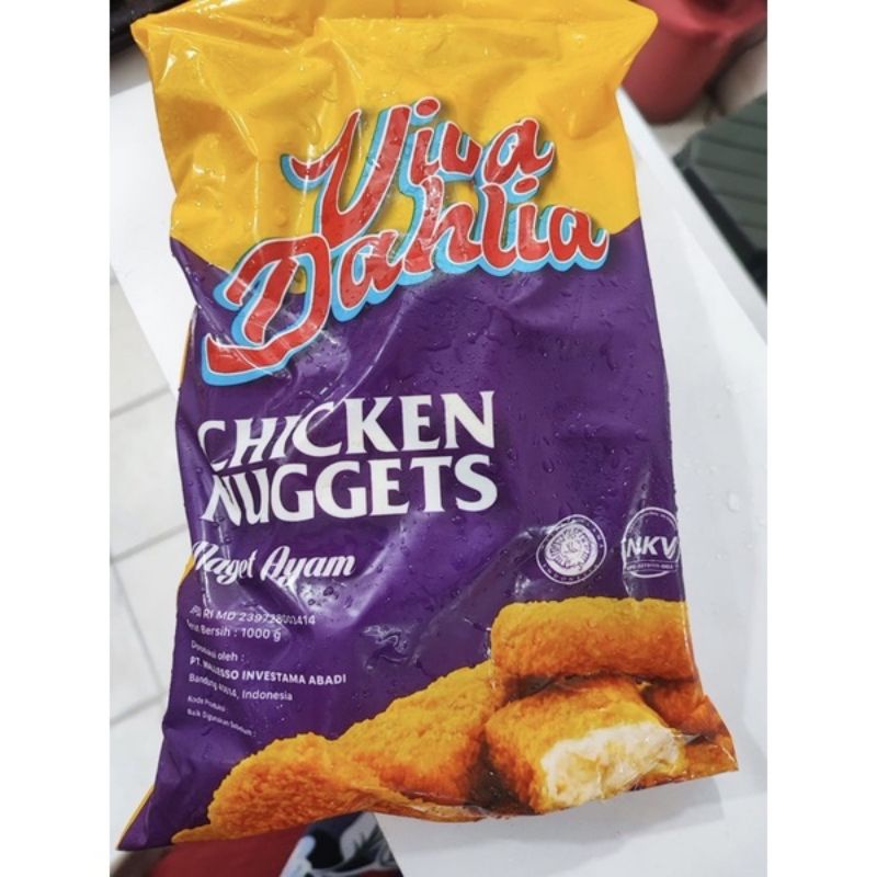 Jual Viva Dahlia Chicken Nugget Naget Ayam Viva Dahlia 1kg | Shopee ...