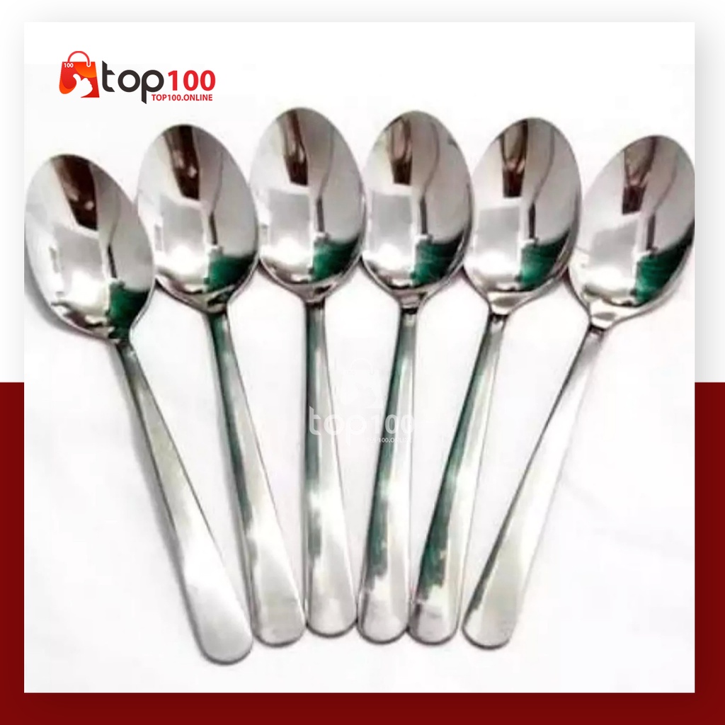 Jual Top100 - Sendok Makan Stainless Steel Sendok Noble Tebal 1 Pack ...