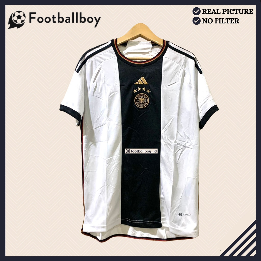 Jual Jersey Baju Bola Timnas Negara Germany Jerman Home Piala Dunia World Cup 2022 [GRADE ORI ...