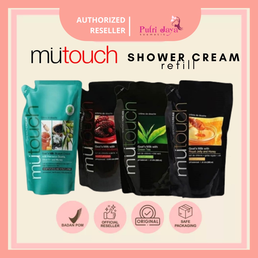 Jual MU TOUCH Shower Cream Refill 450ml / 800ml | MUTOUCH | Shopee ...
