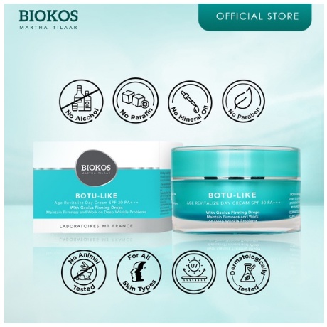 Jual Biokos Botulike Age Revitalize Day Cream SPF 30 PA+++ 30gr ...