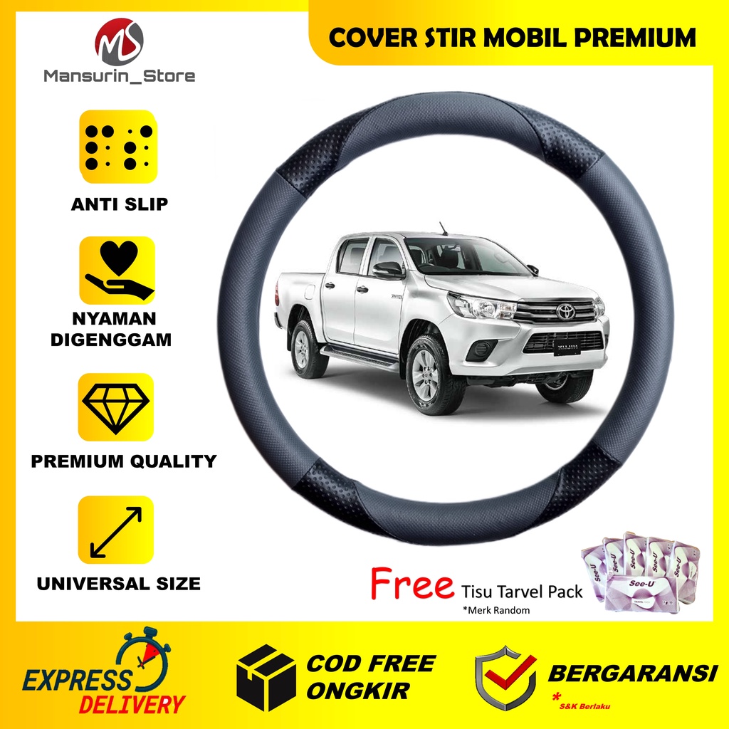 Jual Cover Stir Mobil Hilux Sarung Setir Toyota New Hilux Cover Ster ...