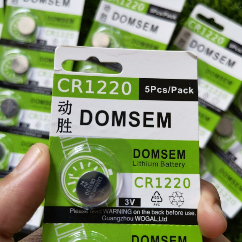 Jual Baterai CR1220 CR 1220 lithium 3v ( Baterai tablet gambar, jam, jam tangan, lampu, mainan ...