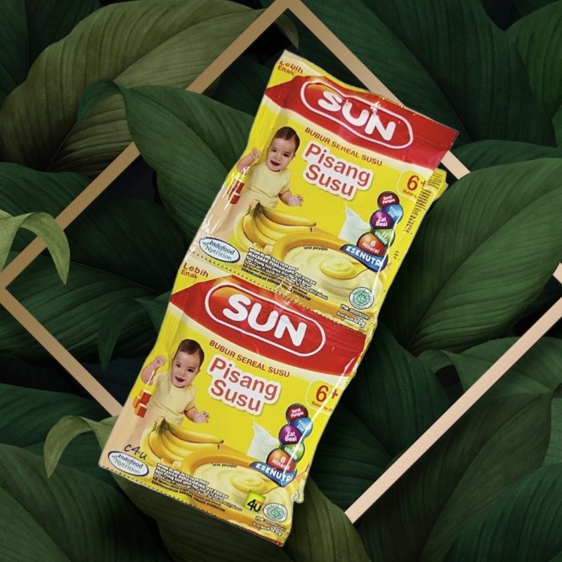 Jual Sun bubur sereal susu all variant rasa 1 renceng isi 8 sachet @20g ...