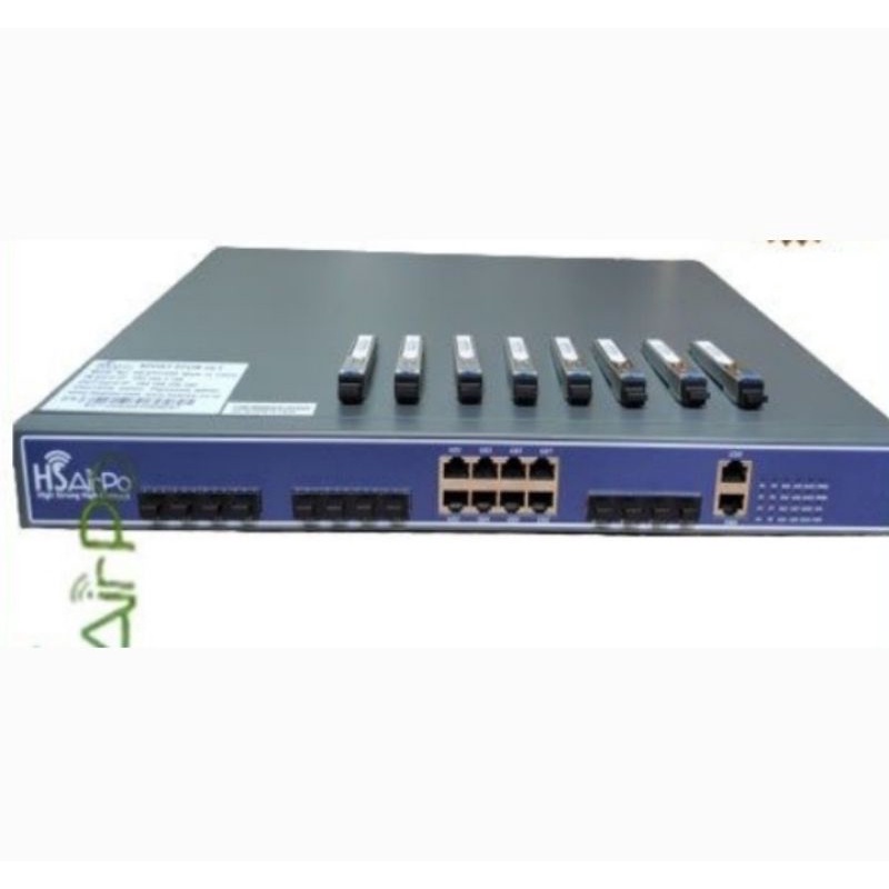 Jual HSAirPo EPT1008 OLT 8 Port EPON + 8 Module SFP HS AirPo EPT1008 N1 ...