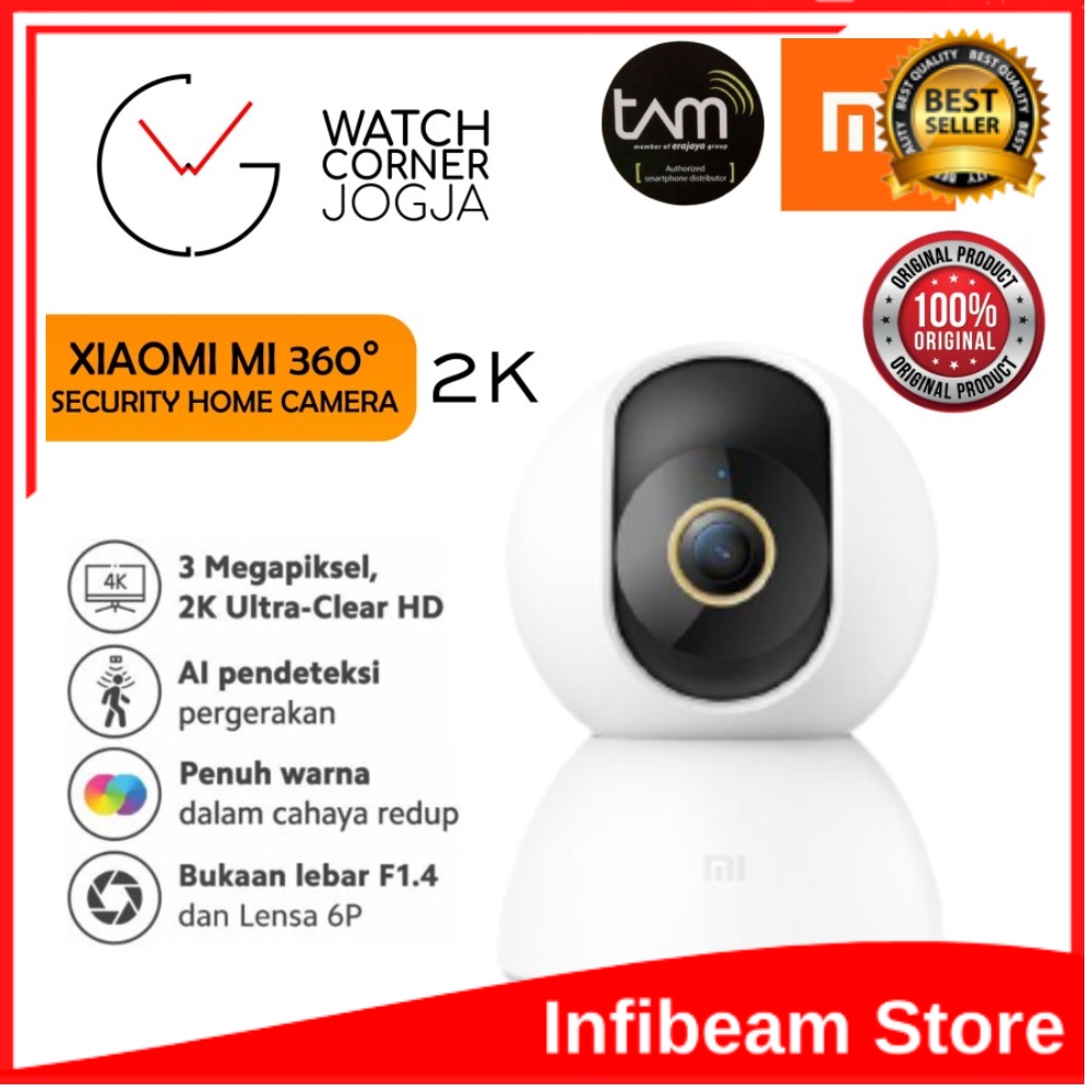 Jual Xiaomi Mi Home Security Camera 360 1080P CCTV Ip cam Kamera - Mi ...