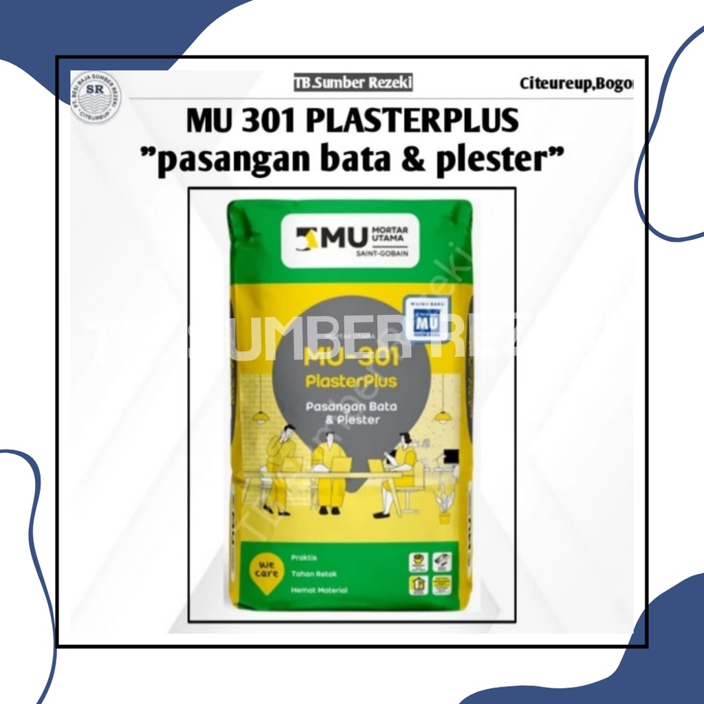 Jual MU 301 PLESTER / MORTAR UTAMA 301 | Shopee Indonesia