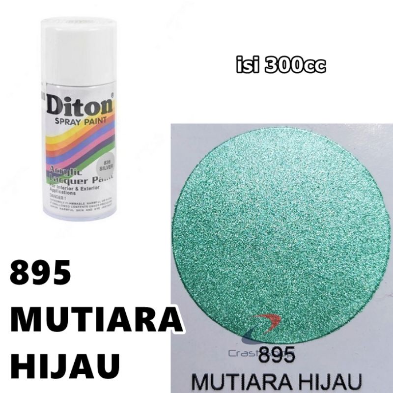 Jual Cat Pilox Diton Mutiara Hijau 895 300cc Warna Pearl Green Ijo frame sepeda motor mobil ...