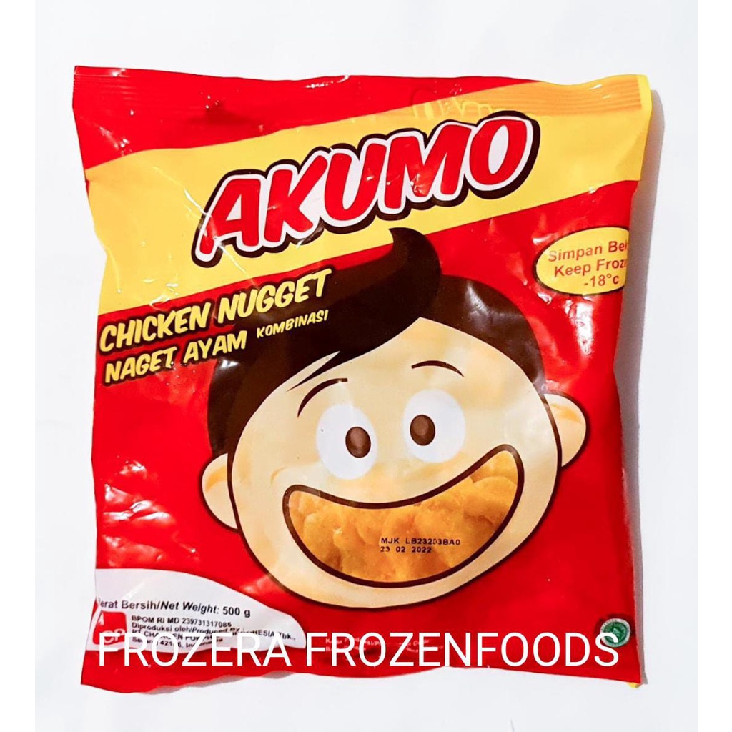 Jual [DIJAMIN FRESH ]AKUMO NUGET AYAM 500gr / Chicken Nuget Murah ...