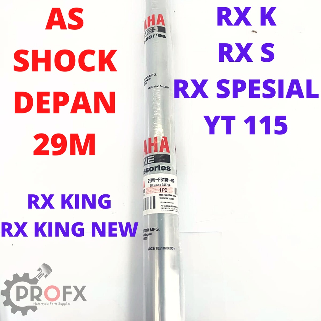 Jual AS SHOCK DEPAN PIPA SHOCK RX KING, RX S, RX K, RX SPESIAL, YT115, YAMAHA 29M KUALITAS ...