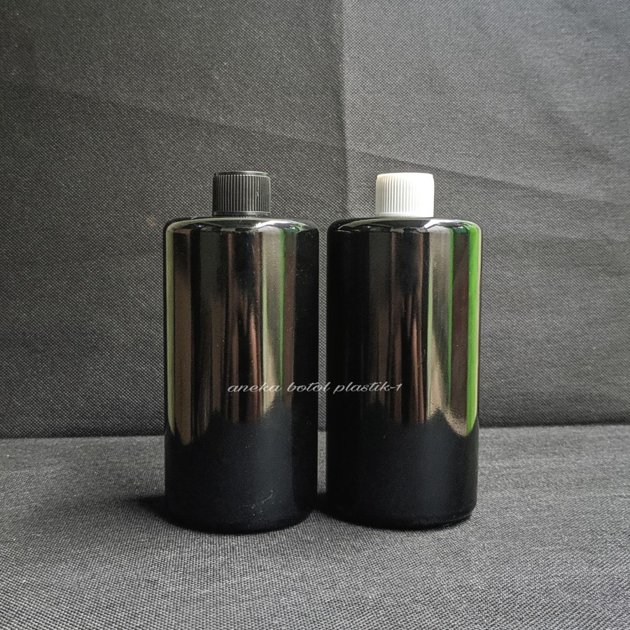 Jual Botol Pet 500ml Hitam Rf Tutup Ulir Tambah Tutup Dalem / Botol Ulir 500 Ml Hitam | Shopee ...
