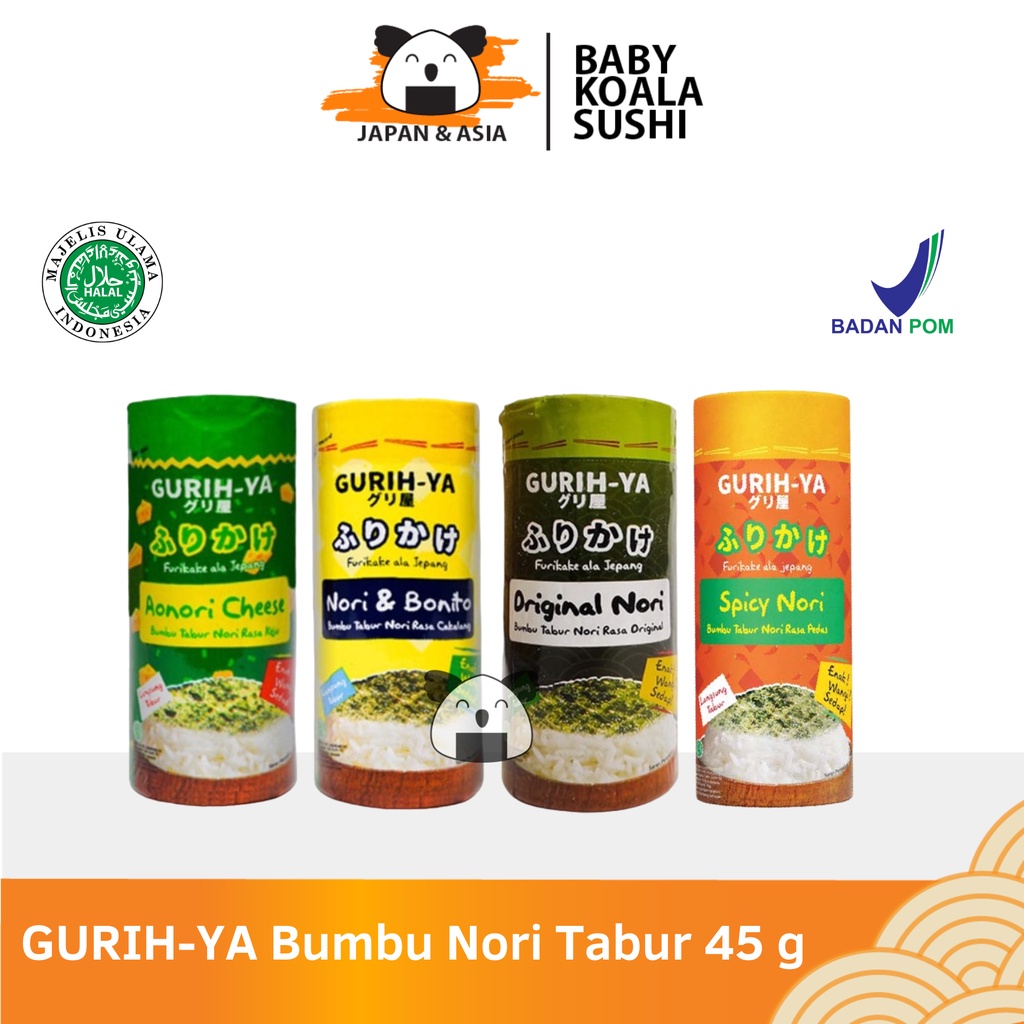Jual GURIH-YA Bumbu Tabur Nori 45 g Halal | Seaweed Nori Seasoning ...