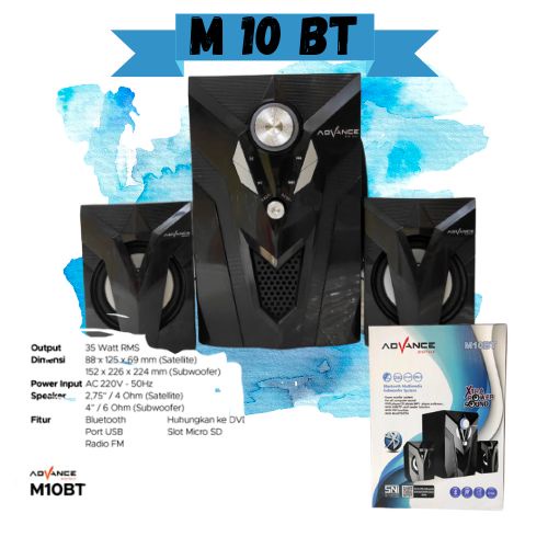 Jual NEWW!! Speaker Advance M10 BT Bluetooth / M10BT Advan Audio ( COD ...