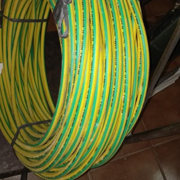 Jual kabel grounding nya 50mm kuning hijau | Shopee Indonesia