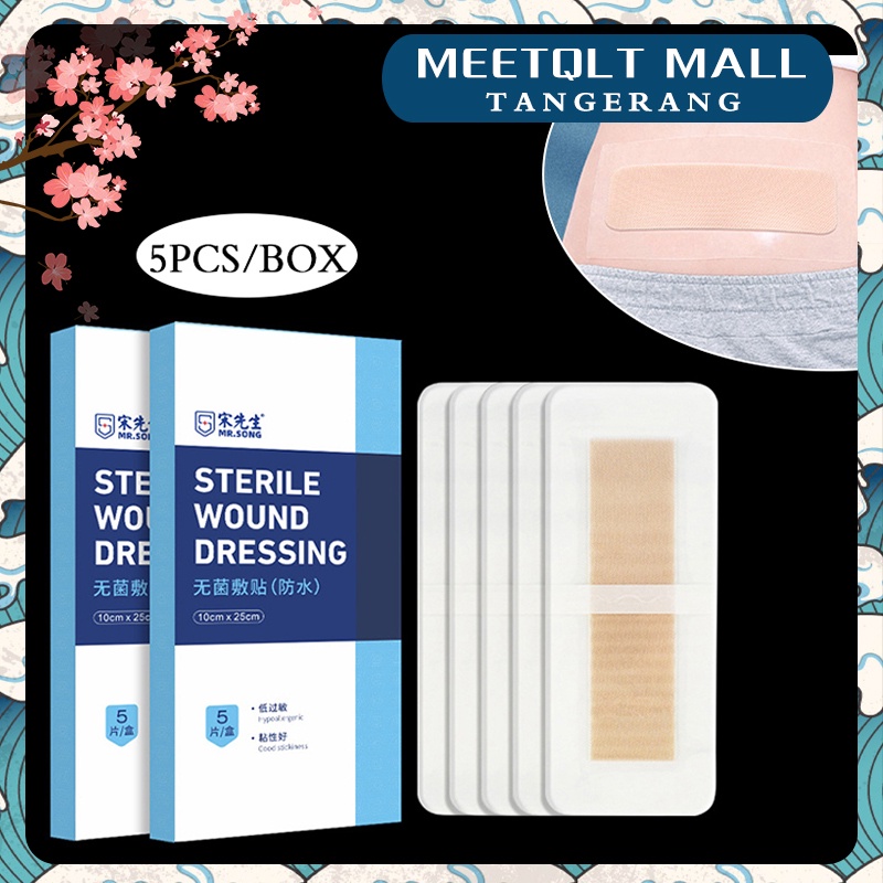 Jual 5pcs Perban Operasi Caesar Plester Luka Sesar Anti Air Bening ...