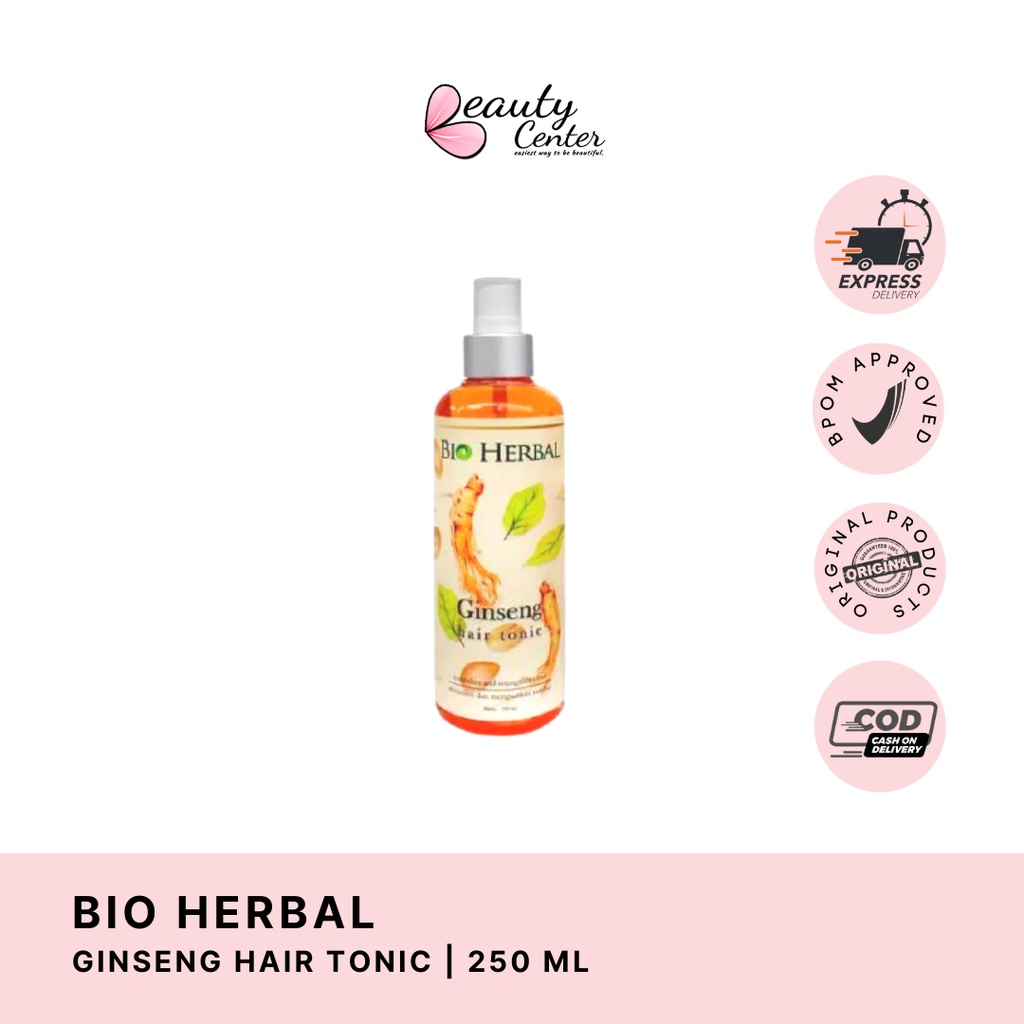 Jual Bio Herbal Hair Tonic/ Bio Herbal Ginseng Hair Tonic BPOM | Shopee ...