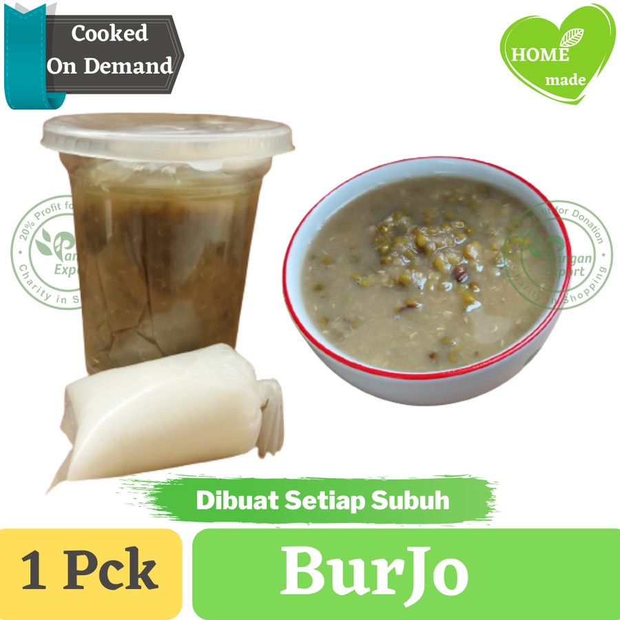 Jual Bubur Kacang Ijo , Burjo Ketan Hitam , Jajanan Pasar | Shopee ...