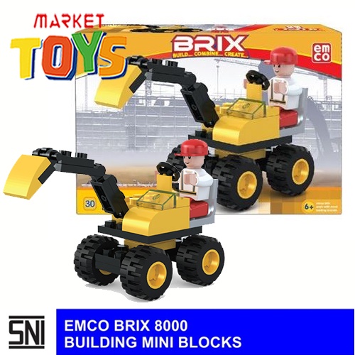 Jual EMCO Brix Mini 8000 Series - 12 Assortment Mainan Anak Brick ...